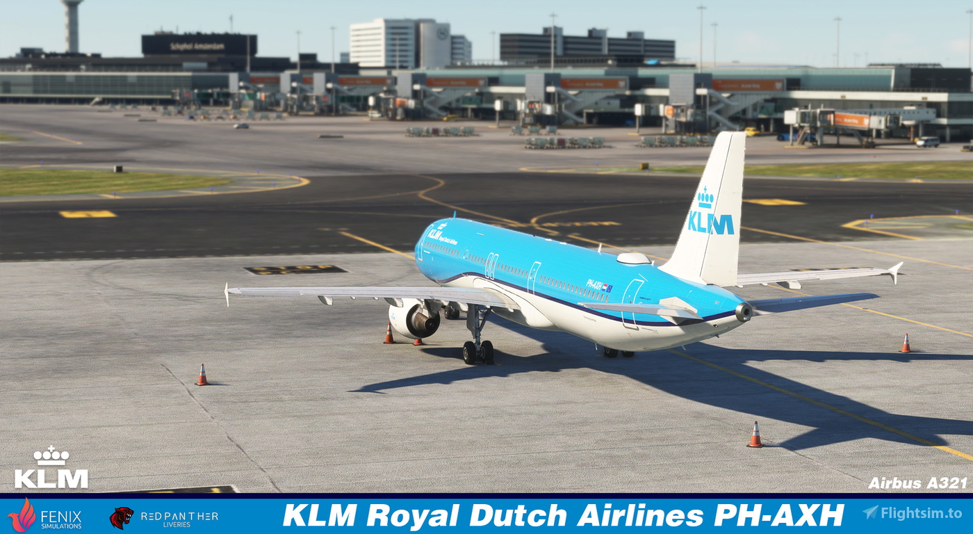 KLM Royal Dutch Airlines A321 (PH-AXH) for Microsoft Flight Simulator ...