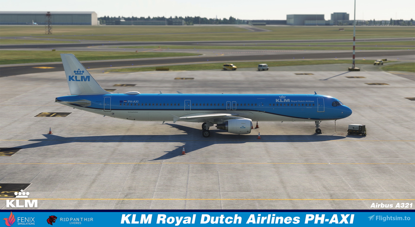 KLM Royal Dutch Airlines A321 (PH-AXI) for Microsoft Flight Simulator ...