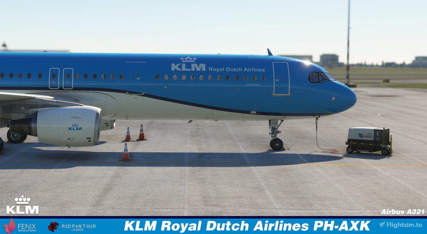 KLM Royal Dutch Airlines A321 (PH-AXK) for Microsoft Flight Simulator ...