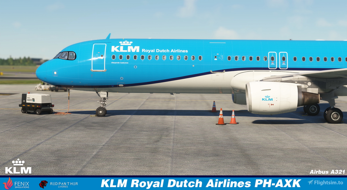 KLM Royal Dutch Airlines A321 (PH-AXK) for Microsoft Flight Simulator ...