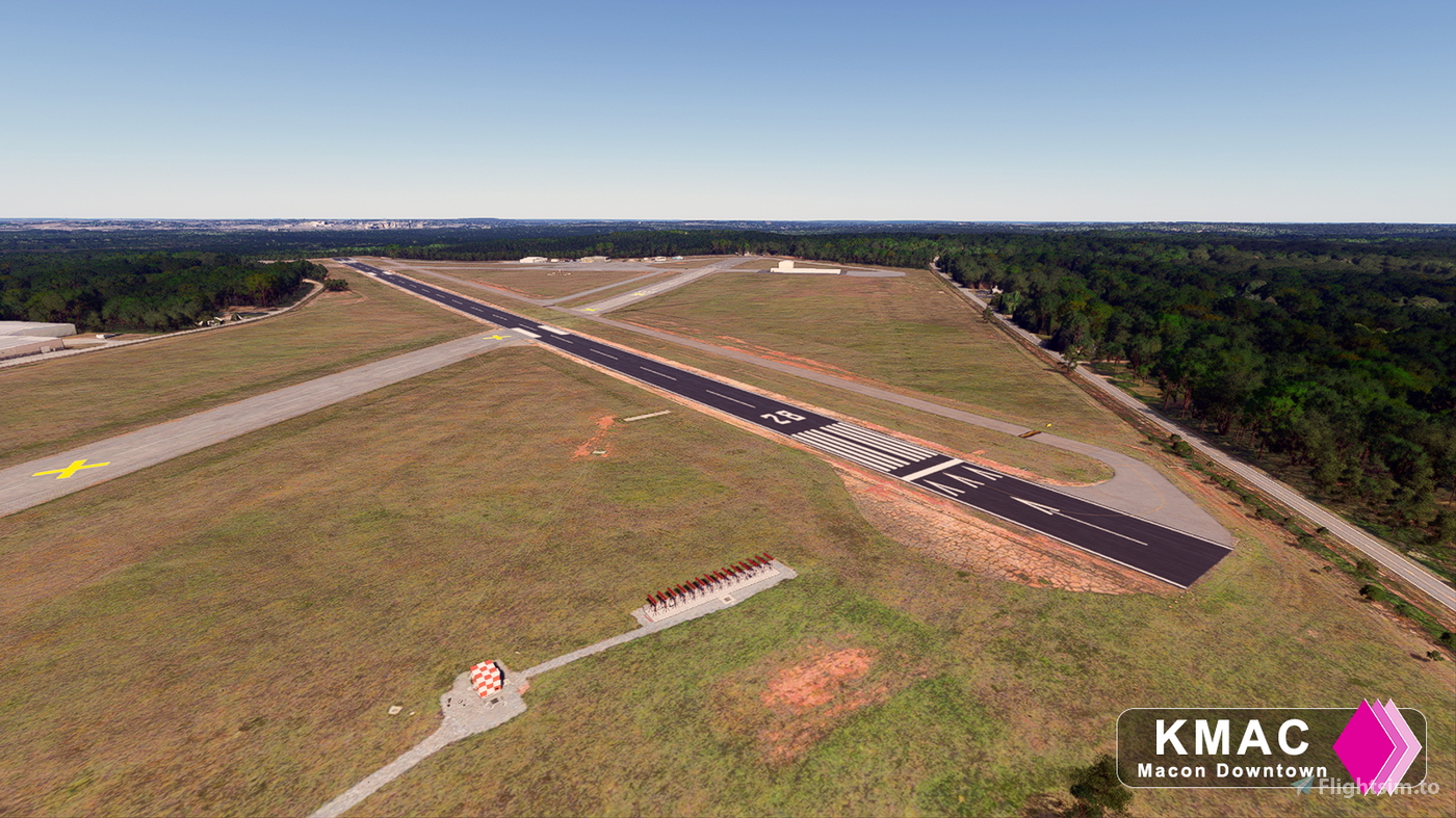 KMAC - Macon Downtown Airport para Microsoft Flight Simulator | MSFS