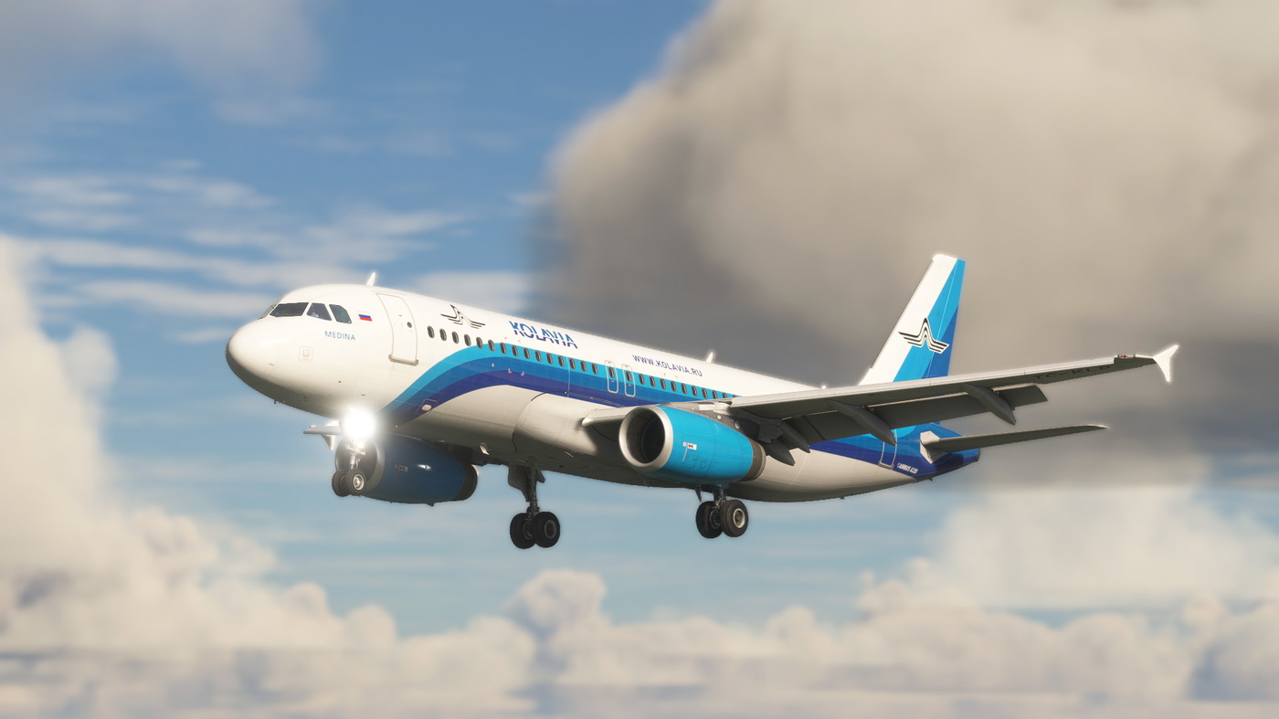Kolavia (Kogalymavia) | TC-KLB | Fenix A320 V2 | 8K Textures | CRT for ...