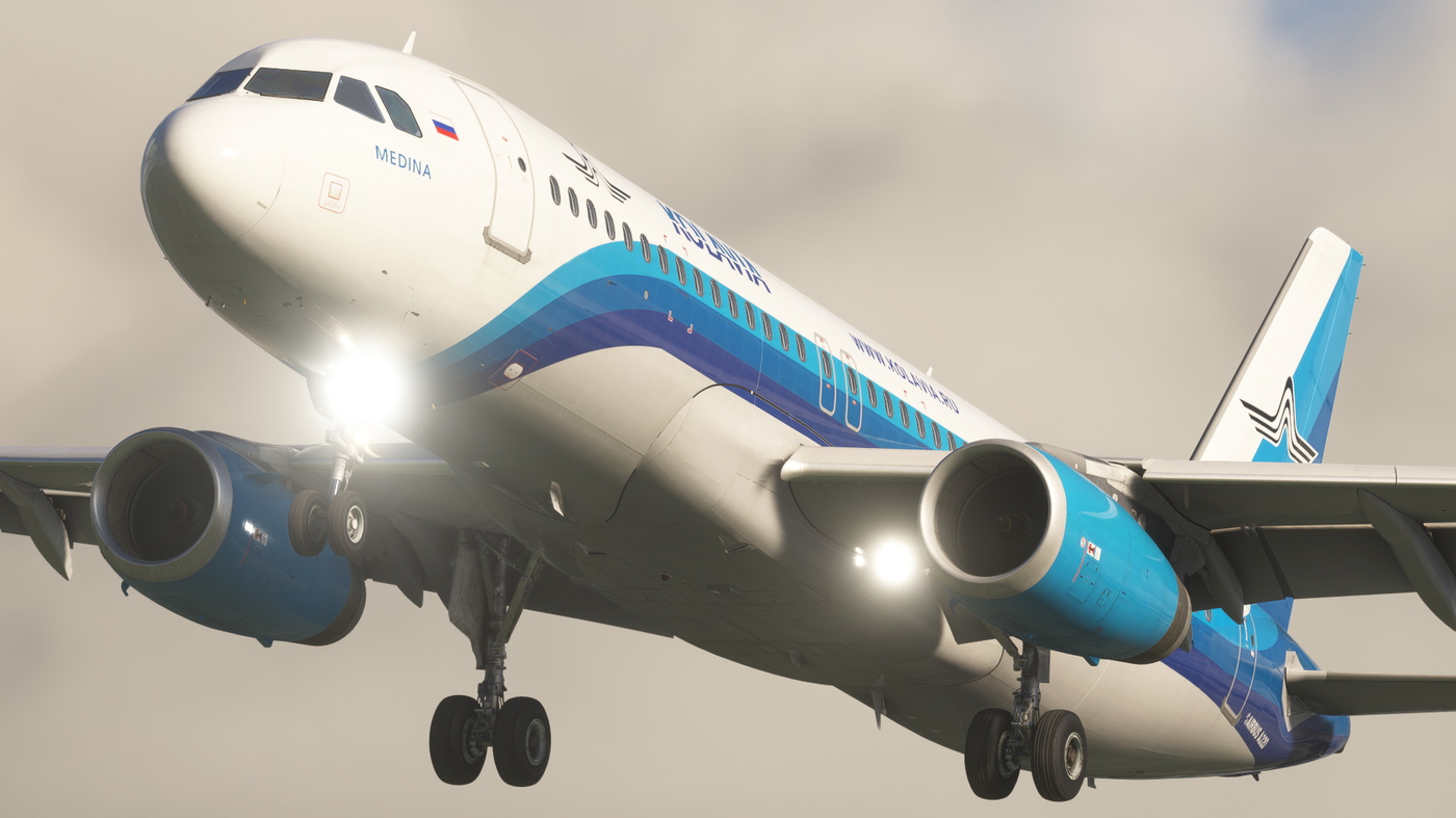 Kolavia (Kogalymavia) | TC-KLB | Fenix A320 V2 | 8K Textures | CRT for ...
