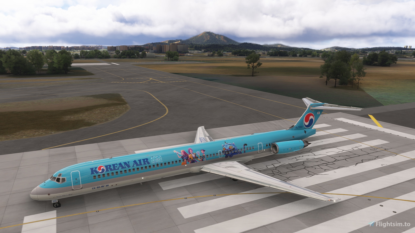 Korean Air - KPOP Demon Hunters - MD-82 - Leonardo FlyTheMaddogX para ...
