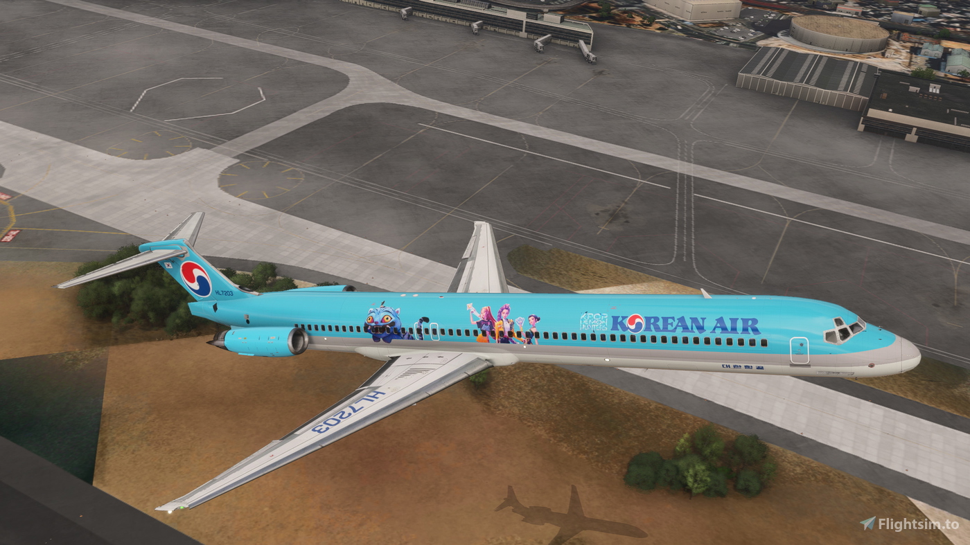 Korean Air - KPOP Demon Hunters - MD-82 - Leonardo FlyTheMaddogX für ...