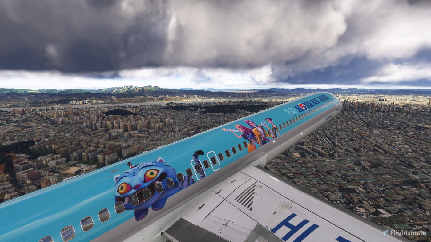 Korean Air - KPOP Demon Hunters - MD-82 - Leonardo FlyTheMaddogX para ...