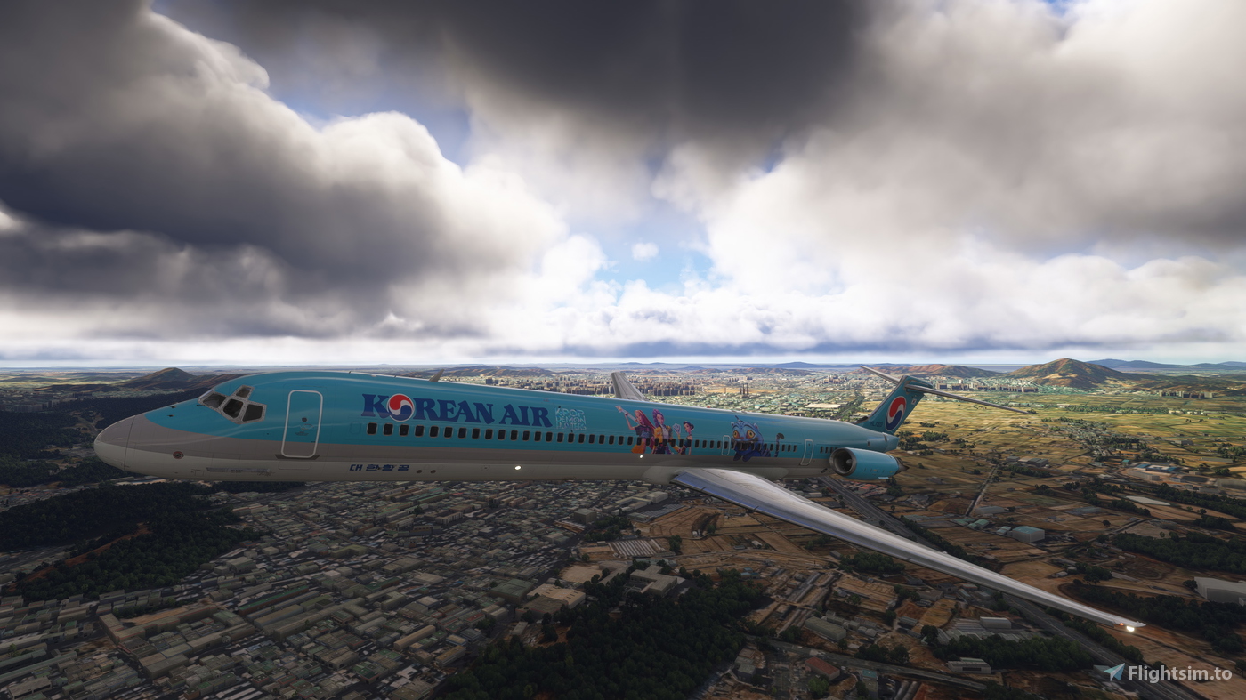 Korean Air - KPOP Demon Hunters - MD-82 - Leonardo FlyTheMaddogX voor ...