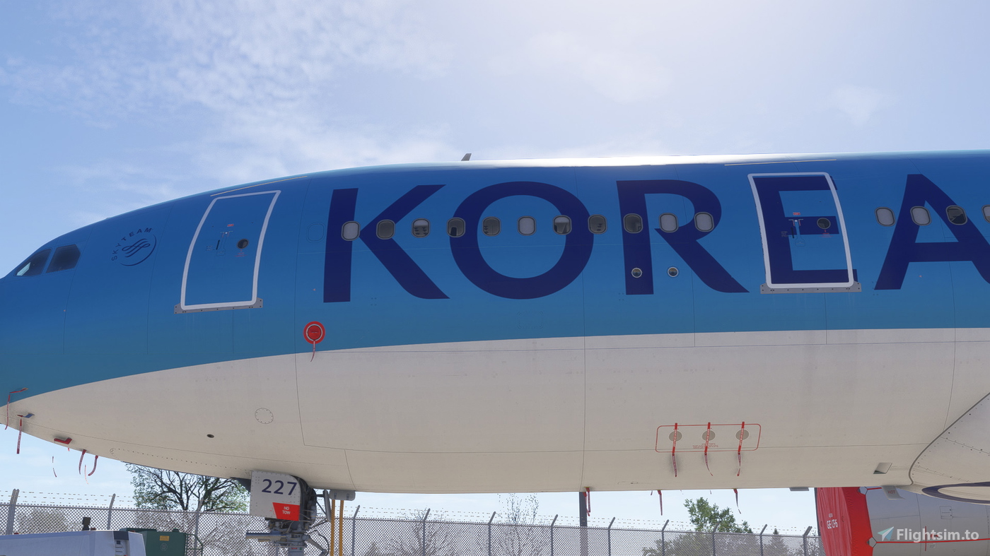 Korean Air A330-200 HL8227 [Metallic Blue | New CI | Detailed Cabin ...