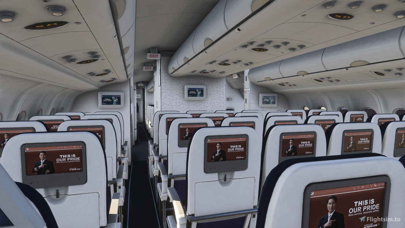 Korean Air A330-200 HL8227 [Metallic Blue | New CI | Detailed Cabin ...