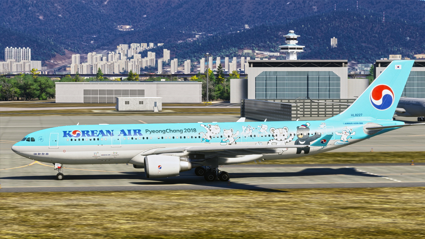 Korean Air A330-200 Livery Pack – HL8227 PyeongChang Olympics Special ...