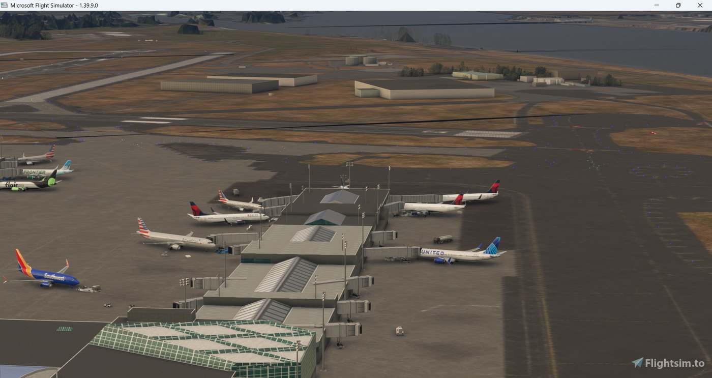 KPDX - Portland Stock MSFS2020 mod für Microsoft Flight Simulator | MSFS