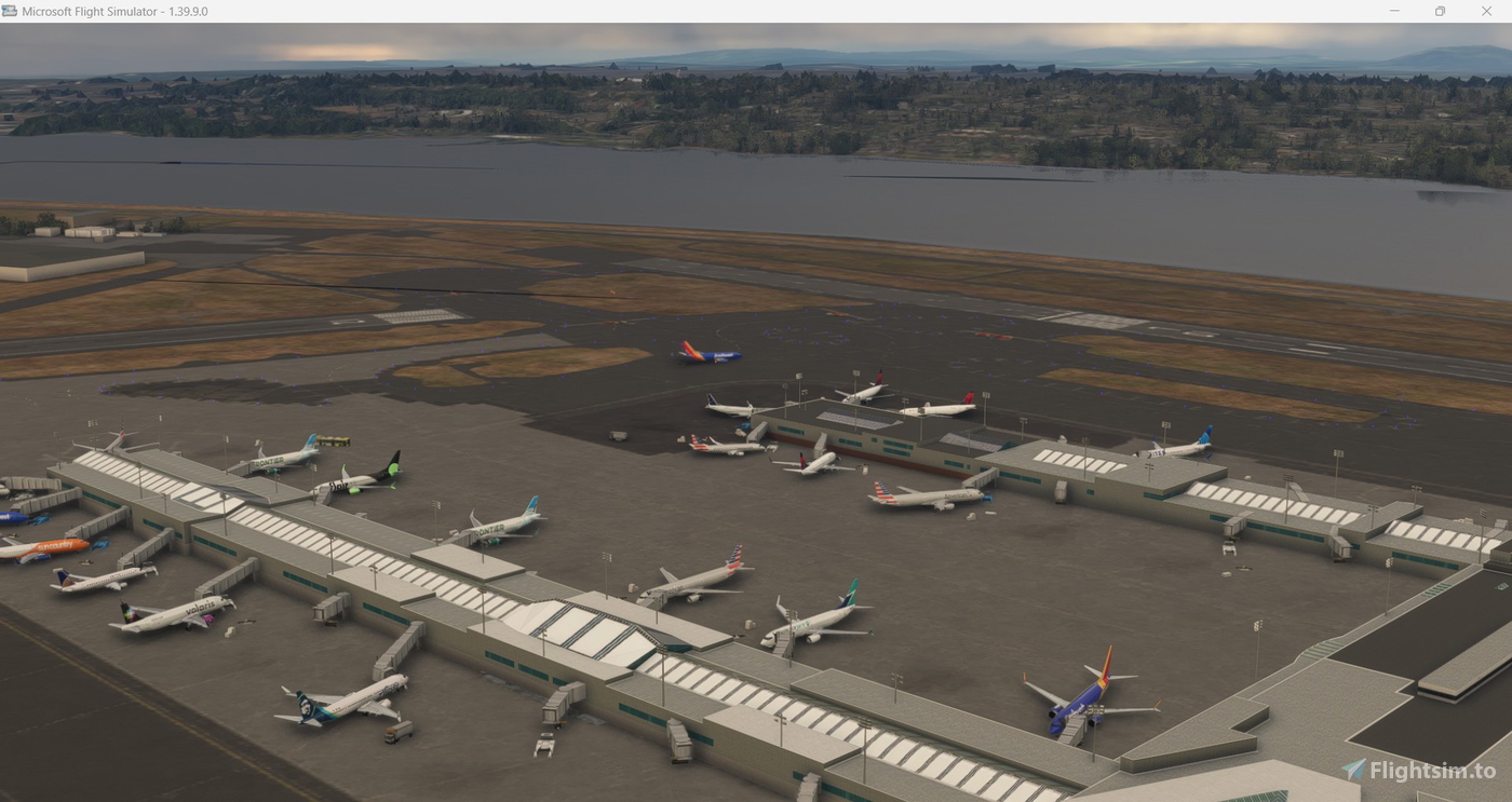 KPDX - Portland Stock MSFS2020 mod für Microsoft Flight Simulator | MSFS