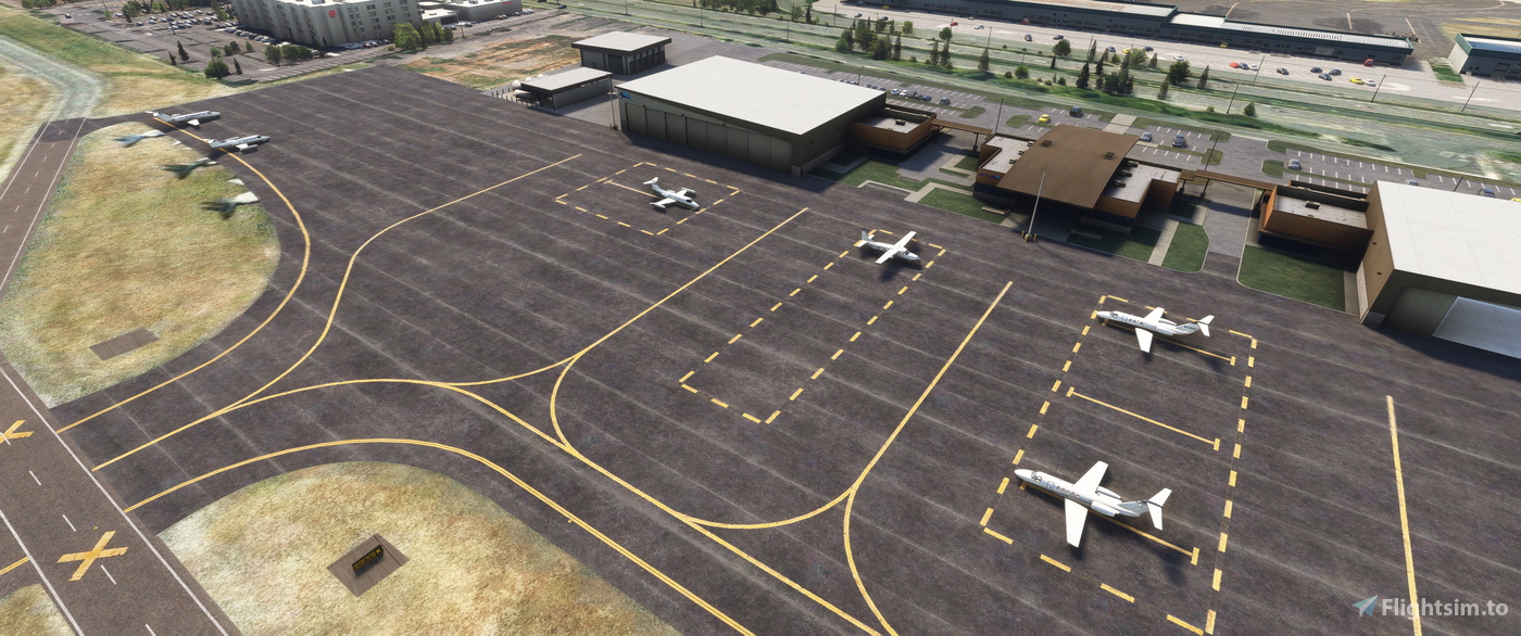 KPDX v2 FSLTL Static Aircraft for Microsoft Flight Simulator | MSFS
