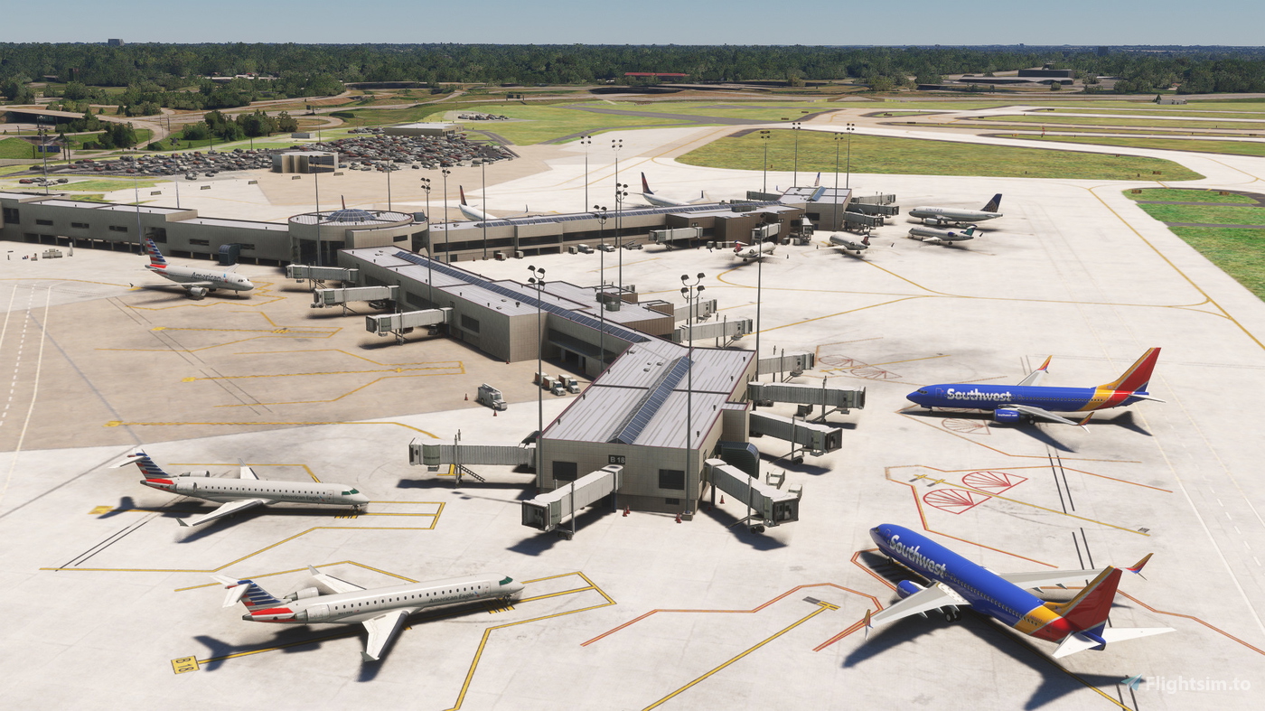 KSDF Louisville - FSLTL Static Aircraft (FSDreamTeam) for Microsoft ...