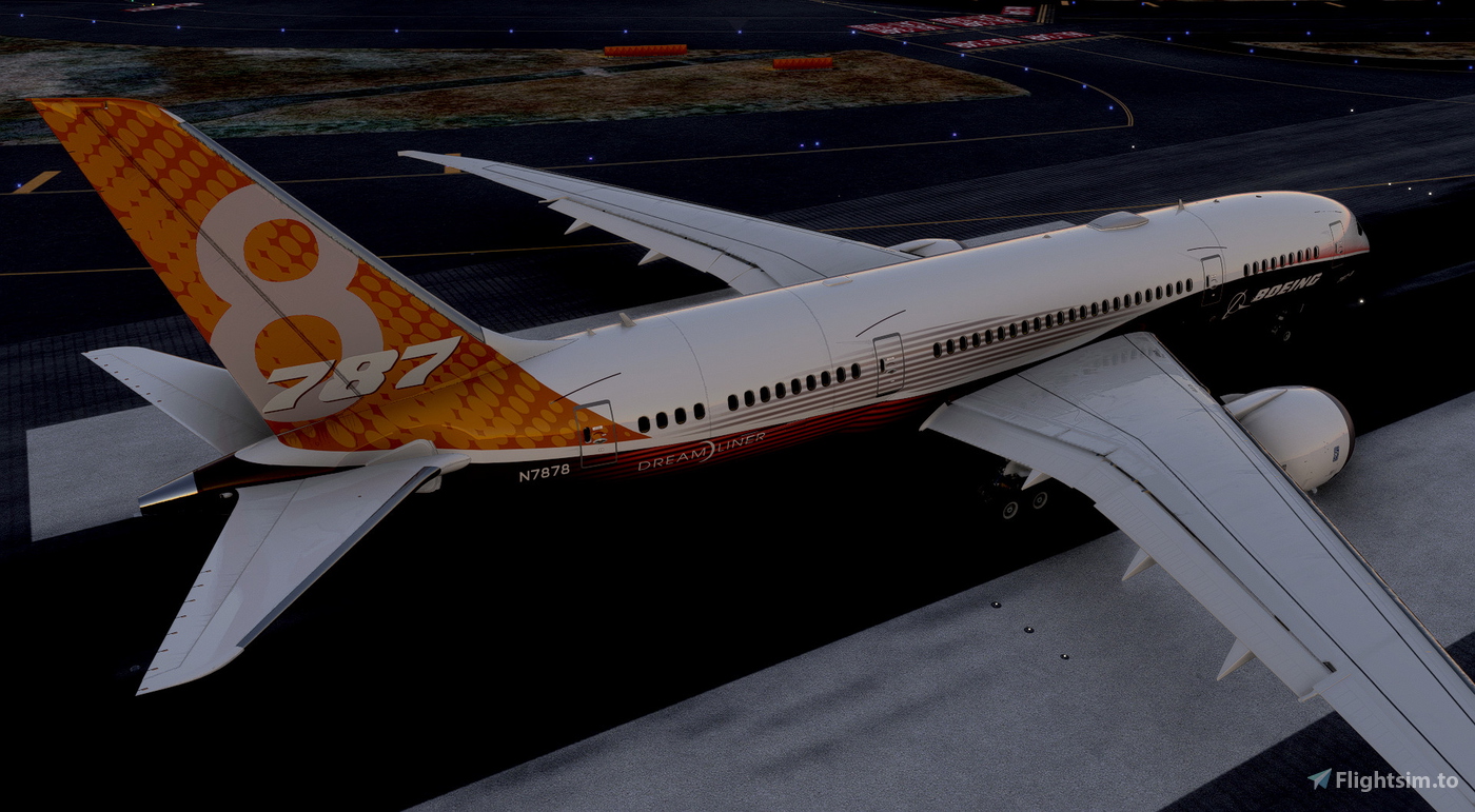 [Kuro B787-8 v2] Boeing House Color Sunrise (Fictional) 对于 Microsoft ...