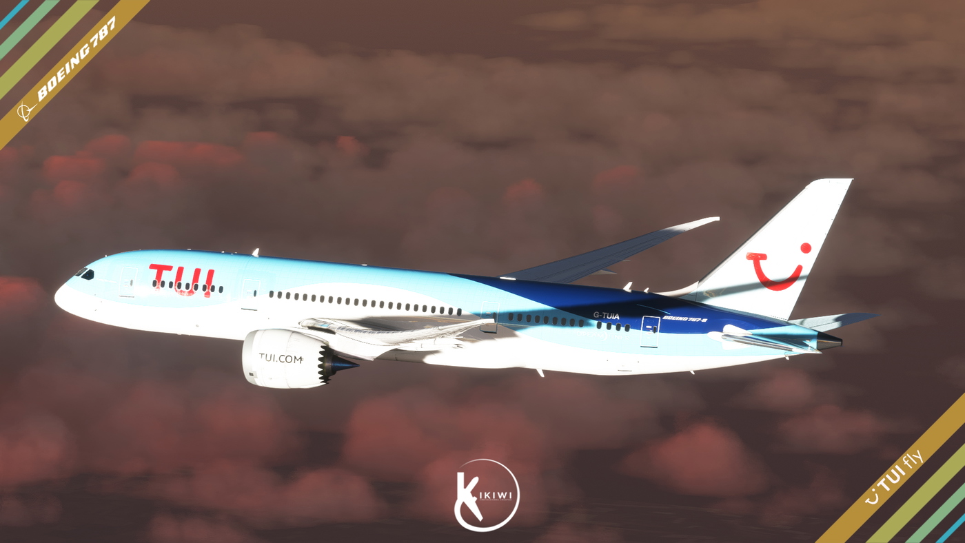 Kuro Boeing 787-8 TUI Pack for Microsoft Flight Simulator | MSFS