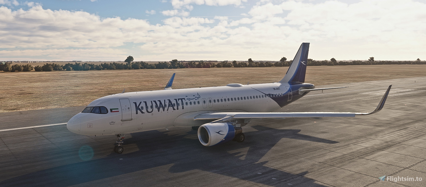 Kuwait Airways | Sharklet | w/Cabin | 8K+4K | Fictional | Fenixsim A320 | Requested for ...