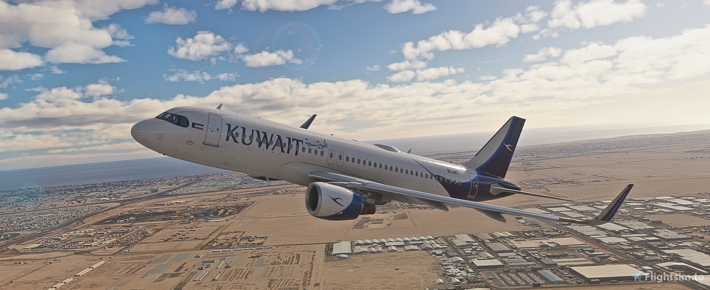 Kuwait Airways | Sharklet | w/Cabin | 8K+4K | Fictional | Fenixsim A320 | Requested for ...