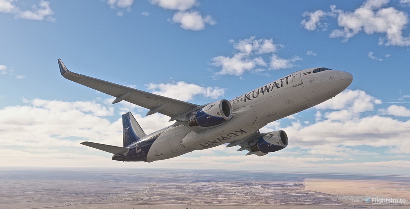 Kuwait Airways | Sharklet | w/Cabin | 8K+4K | Fictional | Fenixsim A320 | Requested for ...