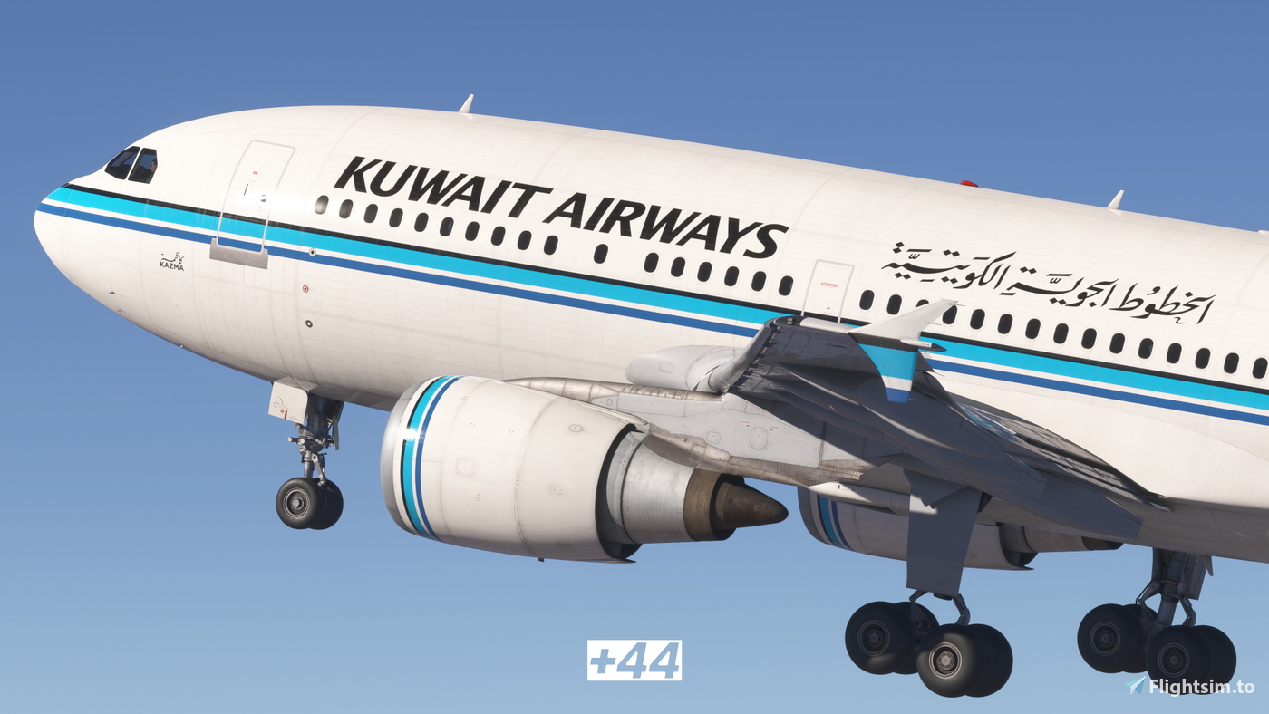 Kuwait Airways (9K-ALC) iniBuilds A310-300 - 8K для Microsoft Flight ...