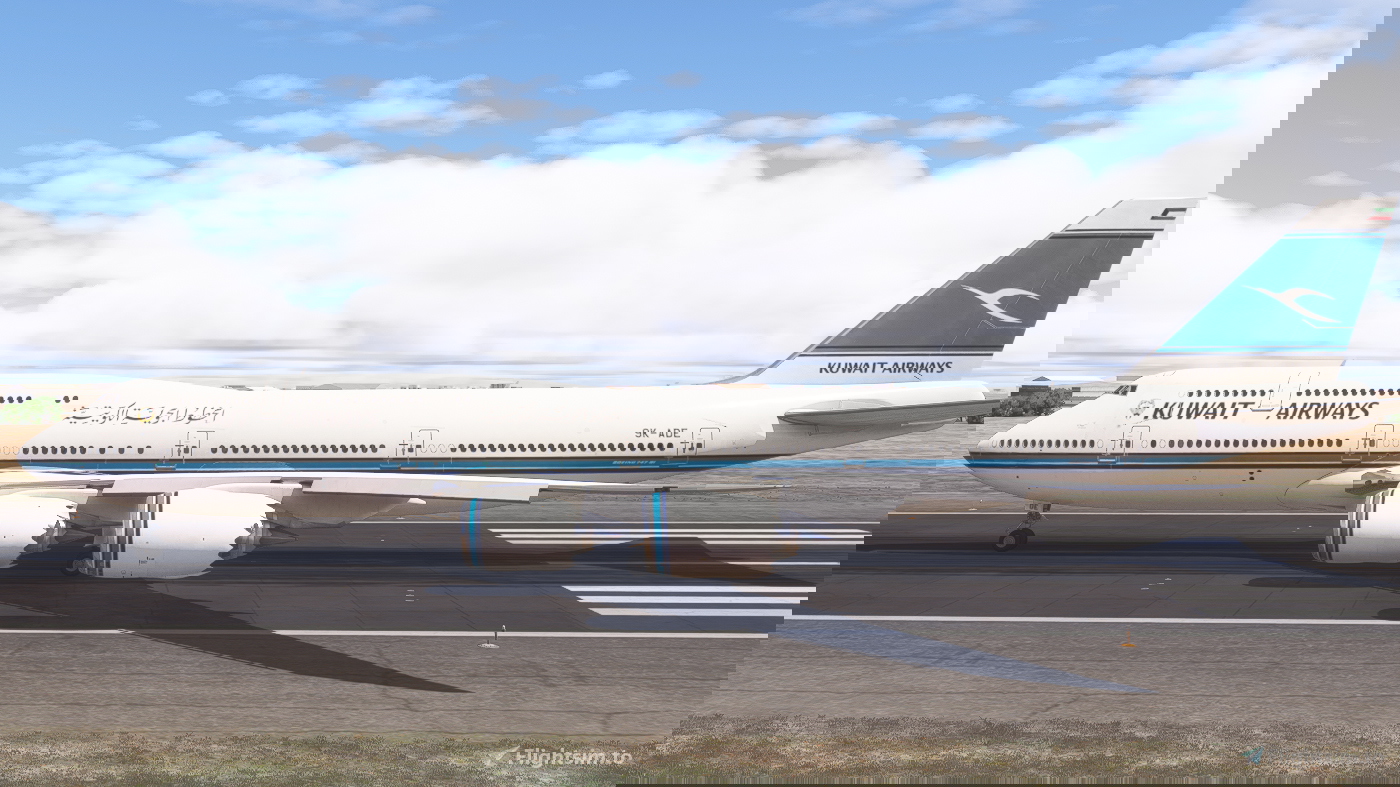 Kuwait Airways (9K-ADE) الجابرية Al Jabriya | Asobo 747-8i | MSFS 2024 para Microsoft Flight ...