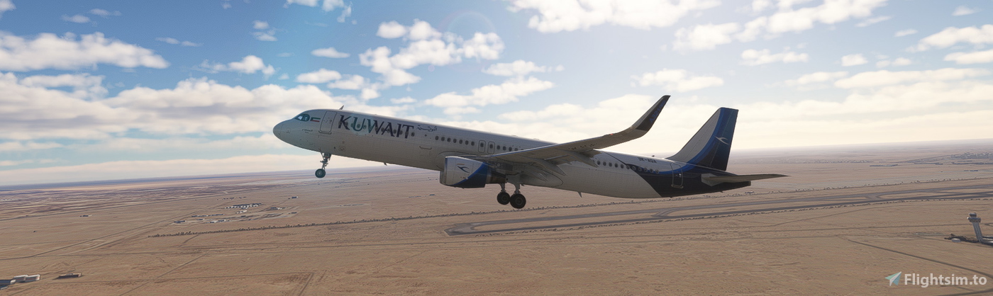 Kuwait Airways 9K-AQA | Fictional | 8K + 4K | Requested | Fenixsim A321 ...