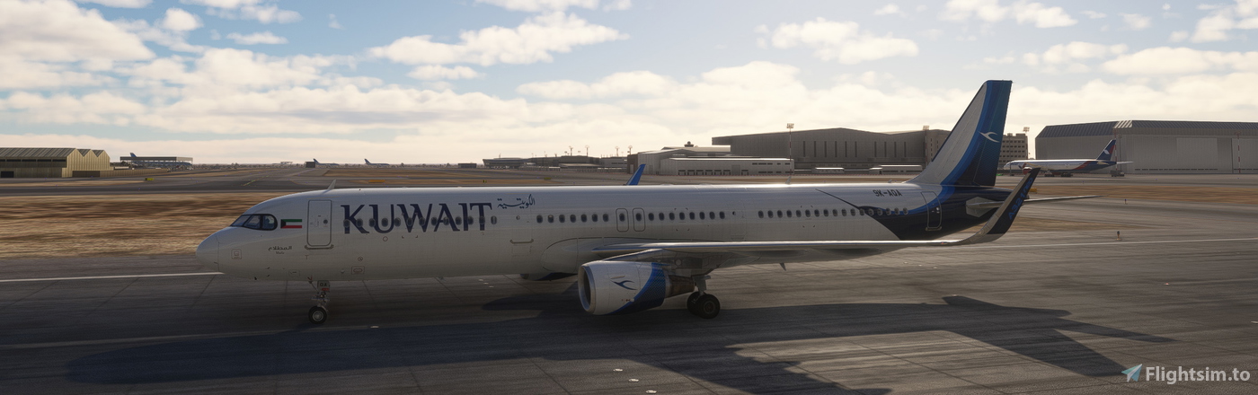 Kuwait Airways 9K-AQA | Fictional | 8K + 4K | Requested | Fenixsim A321 ...