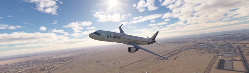 Kuwait Airways 9K-AQA | Fictional | 8K + 4K | Requested | Fenixsim A321 ...