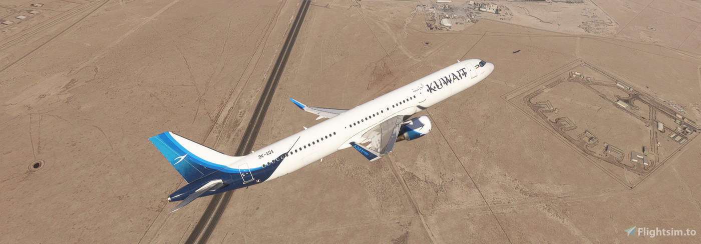 Kuwait Airways 9K-AQA | Fictional | 8K + 4K | Requested | Fenixsim A321 ...