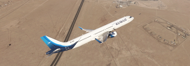 Kuwait Airways 9K-AQA | Fictional | 8K + 4K | Requested | Fenixsim A321 ...