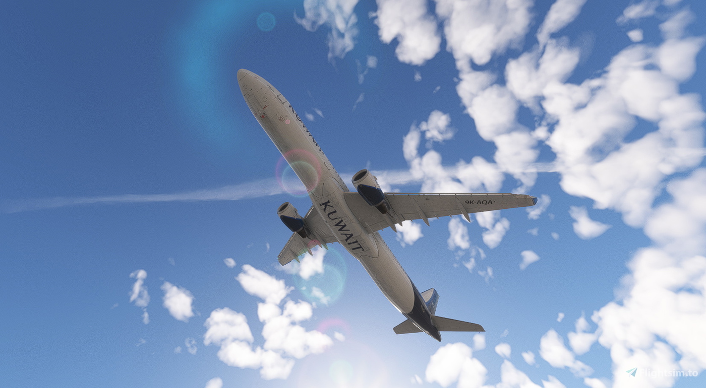 Kuwait Airways 9K-AQA | Fictional | 8K + 4K | Requested | Fenixsim A321 ...