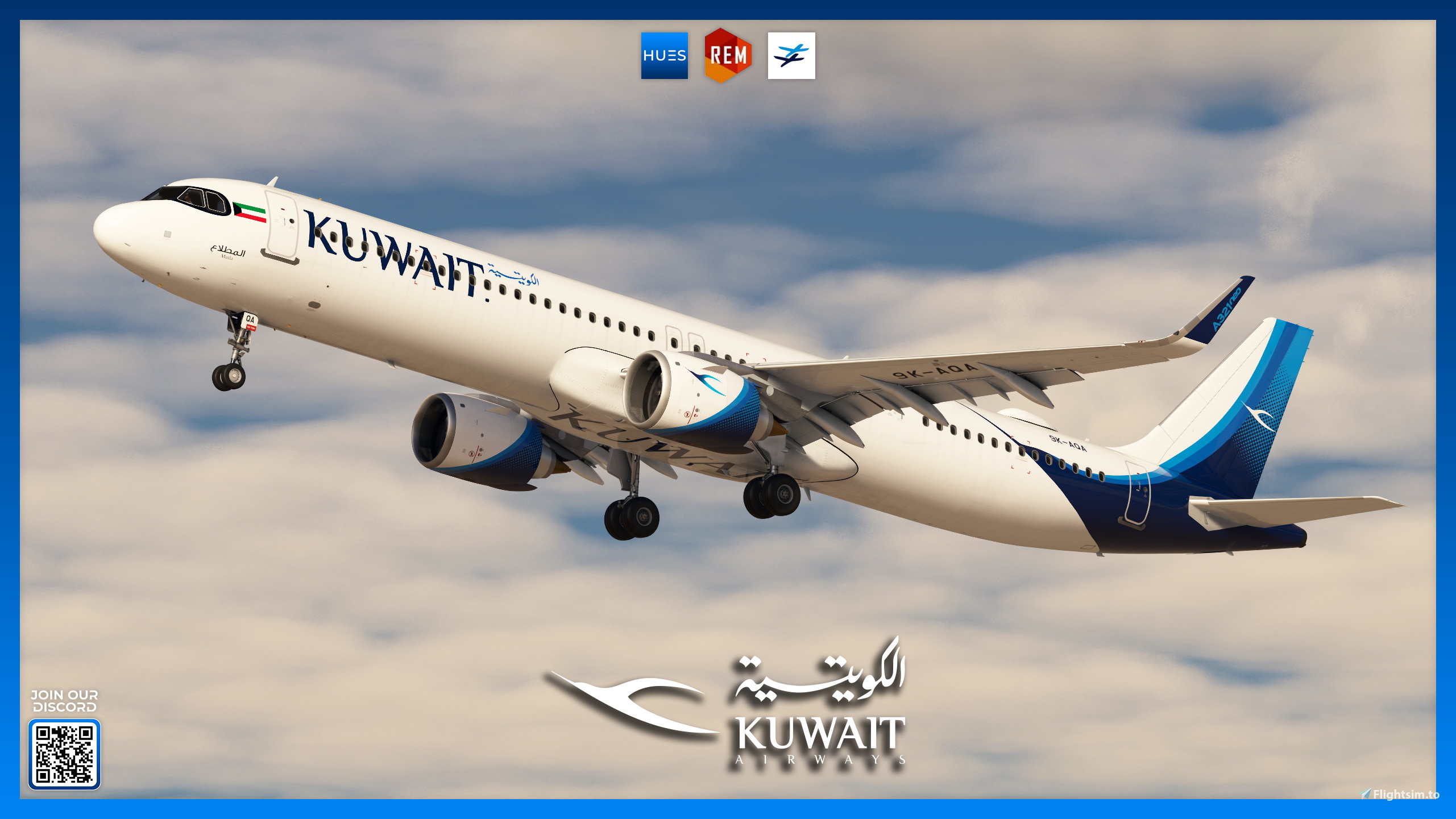 Kuwait Airways 9K-AQA | FSLabs A321neo [8K+4K] - MSFS Add-on - Flightsim.to