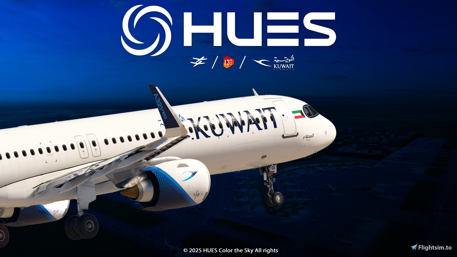 Kuwait Airways 9K-AQA | FSLabs A321neo [8K+4K] - MSFS Add-on - Flightsim.to