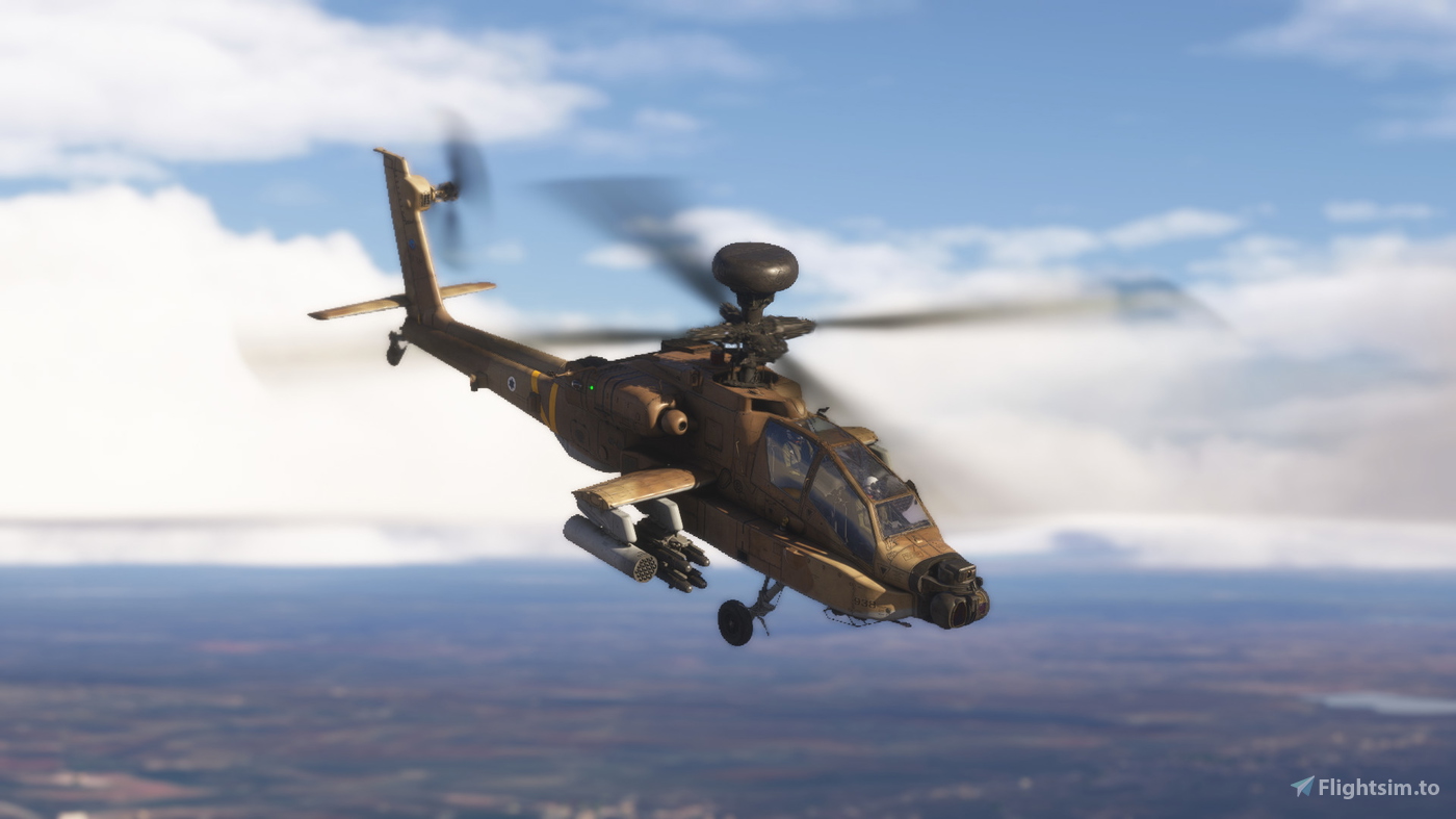 kwikflight Hunter Israeli Air Force AH-64D "Saraph" Pack 2024 for ...
