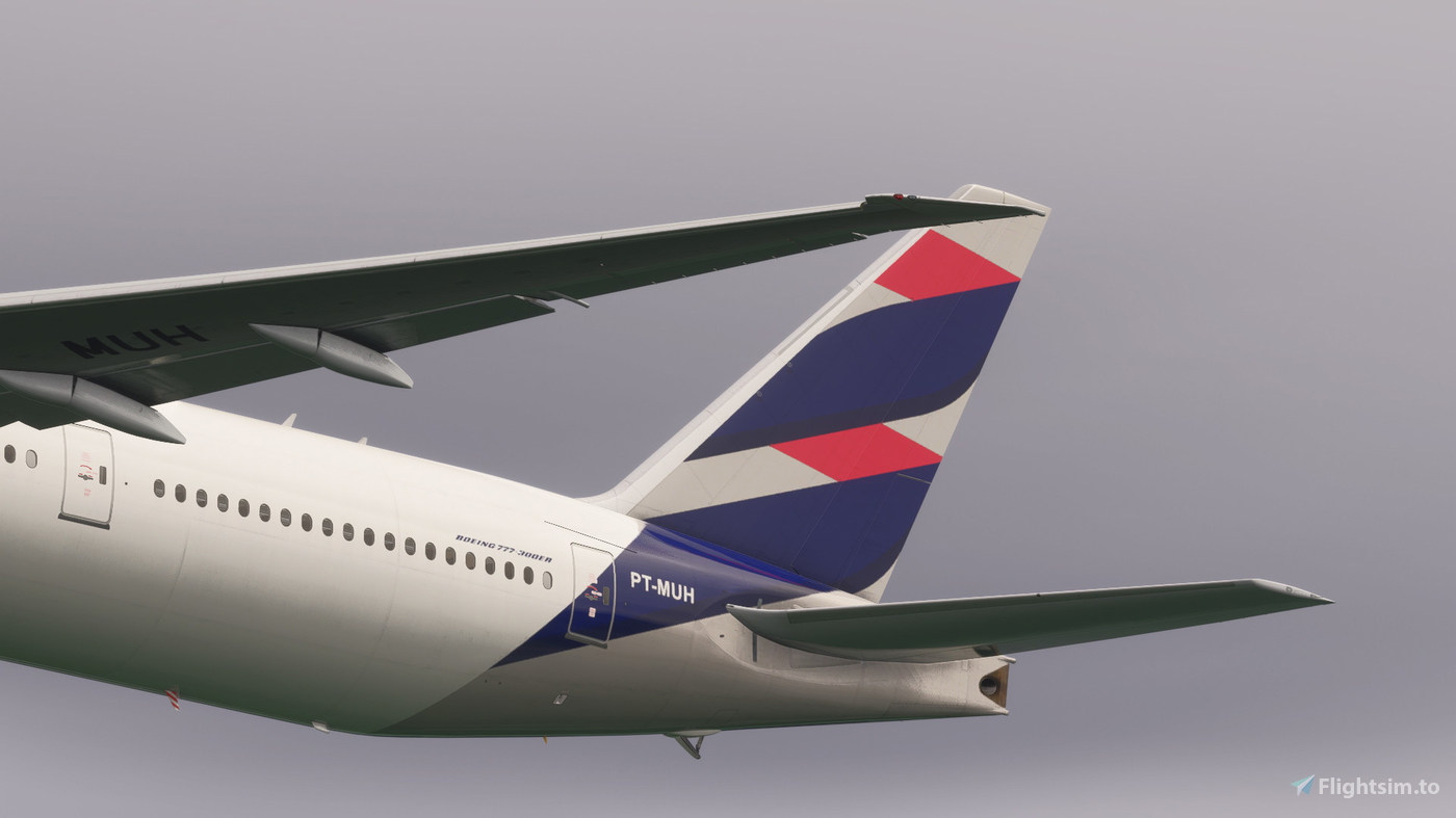 LATAM Airlines Brasil | Pack w/ Cabin | PMDG 777-300ER pro Microsoft ...