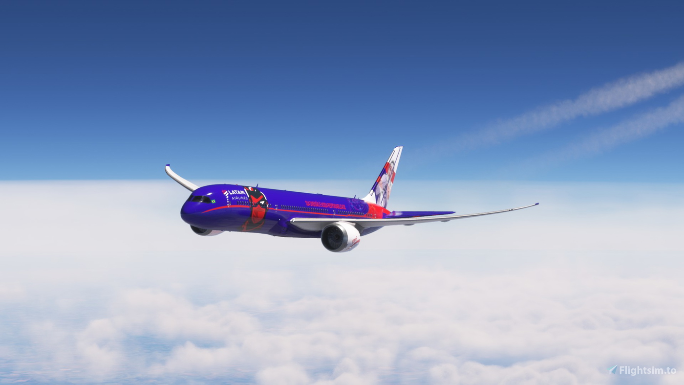 Latam Airlines Équis Gamer - Boeing 787-900 Horizon Sim - AeroArt ...
