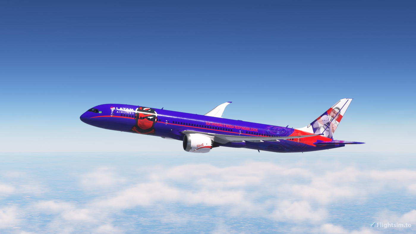 Latam Airlines Équis Gamer - Boeing 787-900 Horizon Sim - AeroArt ...
