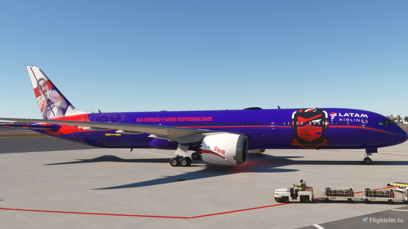 Latam Airlines Équis Gamer - Boeing 787-900 Horizon Sim - AeroArt ...