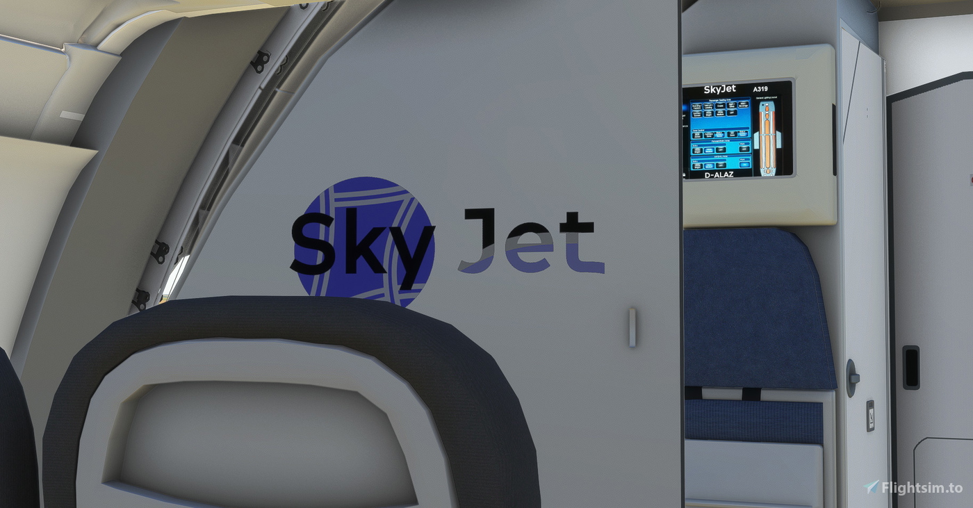 LatinVfr A319 SkyJet D-ALAZ [8K] for Microsoft Flight Simulator | MSFS
