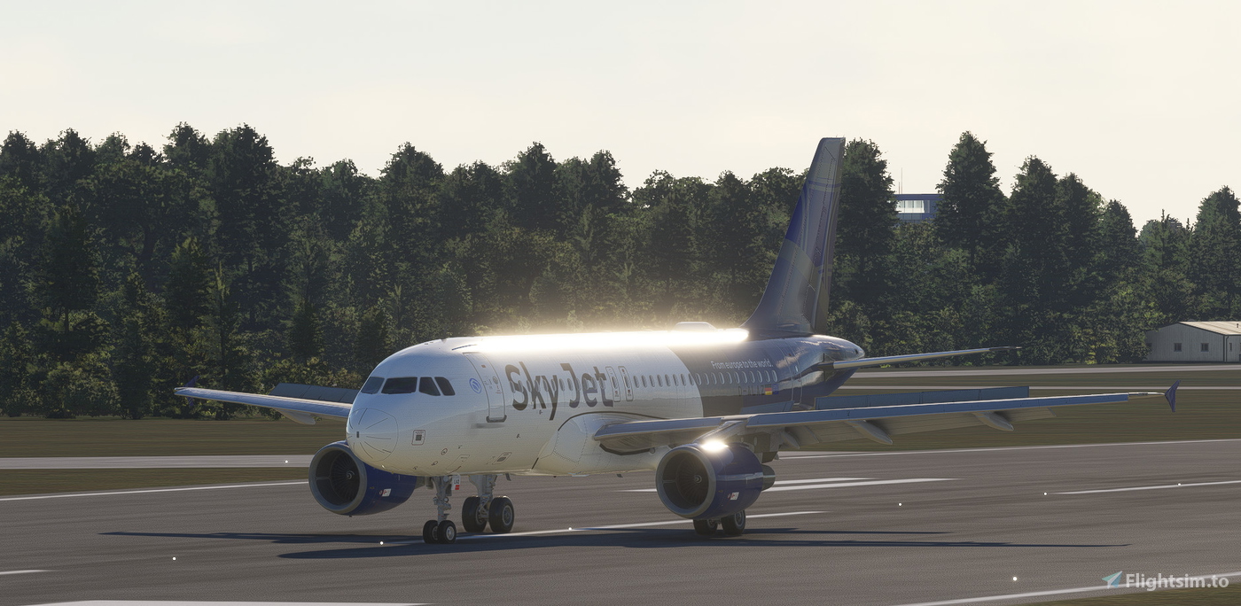 LatinVfr A319 SkyJet D-ALAZ [8K] for Microsoft Flight Simulator | MSFS