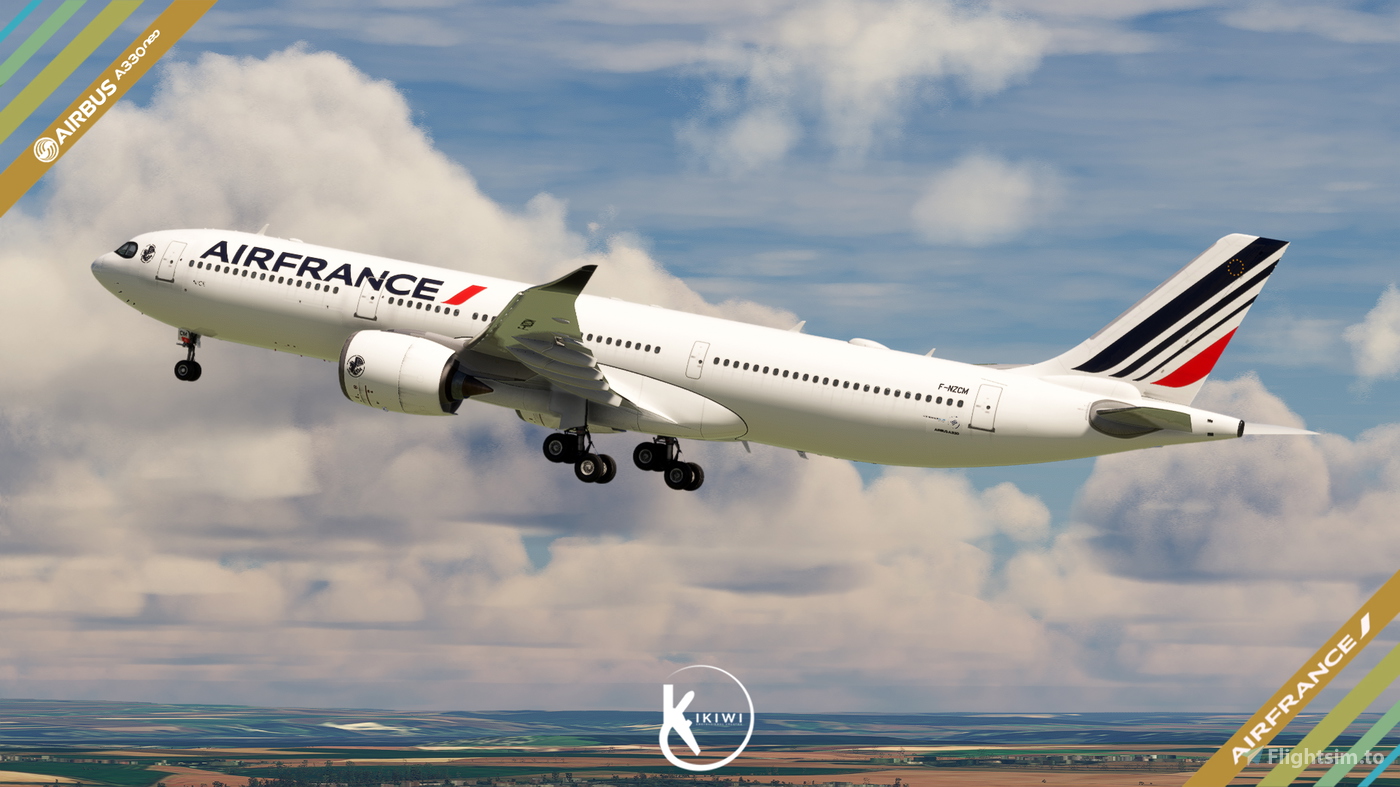 LatinVFR Airbus A330-900neo Air France 2021 4K & 8K for Microsoft Flight Simulator | MSFS