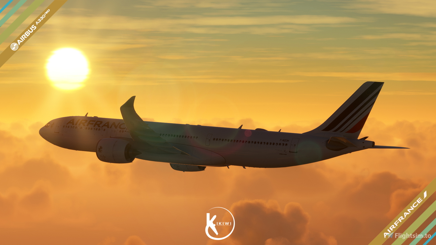 LatinVFR Airbus A330-900neo Air France 2021 4K & 8K for Microsoft Flight Simulator | MSFS