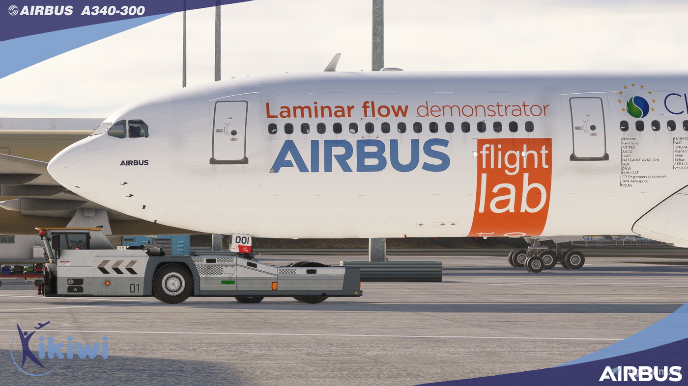 LatinVFR A340-300 Airbus House Livery Flightlab F-WWAI 8K 对于 Microsoft ...