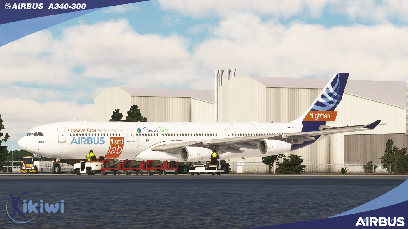 LatinVFR A340-300 Airbus House Livery Flightlab F-WWAI 8K dla Microsoft ...