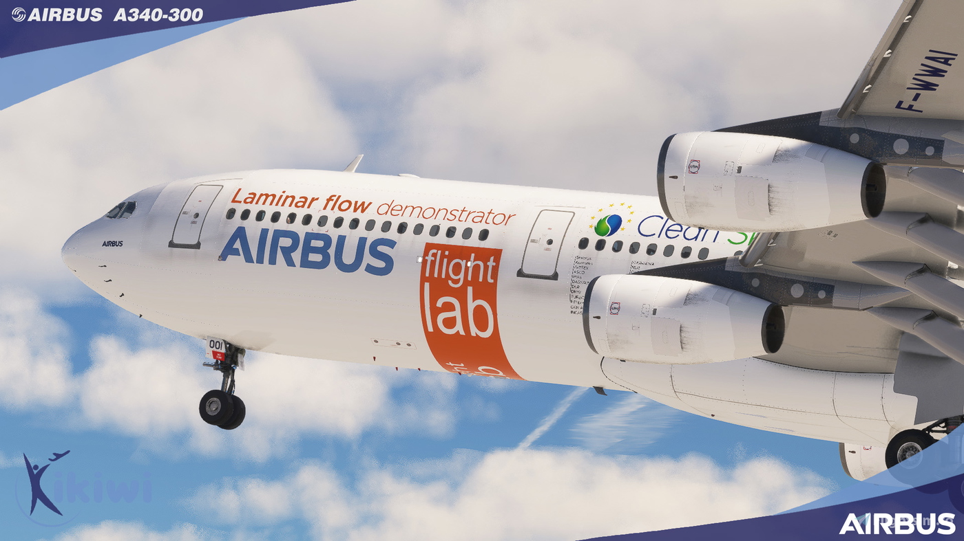 LatinVFR A340-300 Airbus House Livery Flightlab F-WWAI 8K pour ...