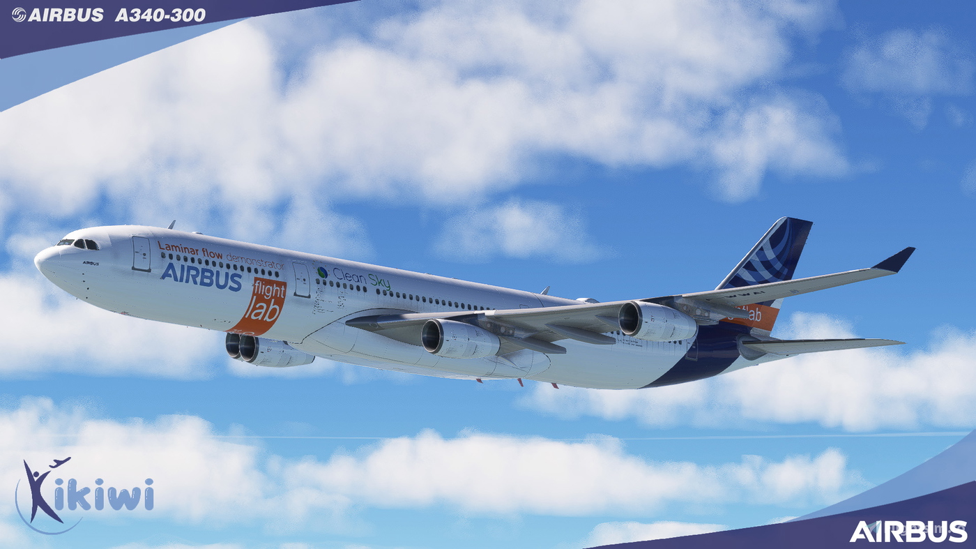 LatinVFR A340-300 Airbus House Livery Flightlab F-WWAI 8K pour ...