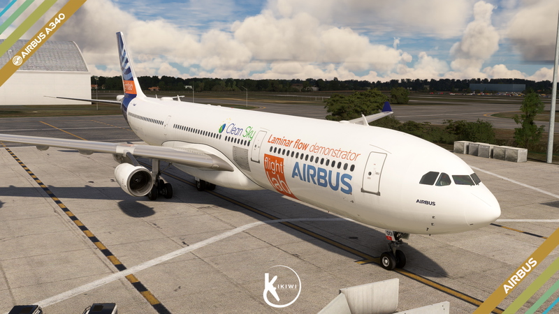 LatinVFR A340-300 Airbus House Livery Flightlab F-WWAI 4K & 8K for ...