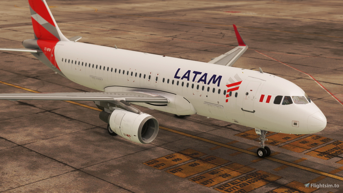 LatinVFR Airbus A320-200 LATAM Airlines CC-BFW (Bandera de Peru) for ...