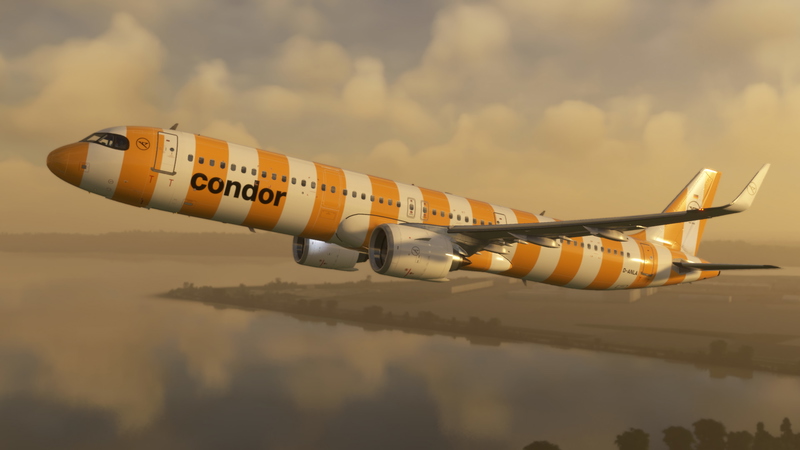 LatinVFR Airbus A321neo LR PW Condor Airlines D-ANLA for Microsoft ...