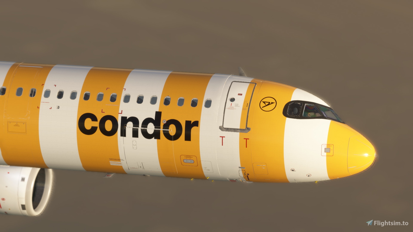 LatinVFR Airbus A321neo LR PW Condor Airlines D-ANLA for Microsoft ...